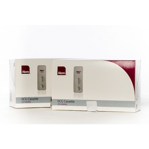 Pregnancy Test Kits - Alere hCG Cassette 25 mIU/mL x 20