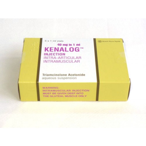 Kenalog Intra-articular / Intramuscular 40mg/1ml for Injection (x5)