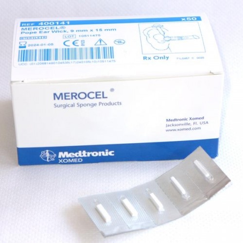 Pope Ear Wicks (Merocel) 9mm x 15mm x 50