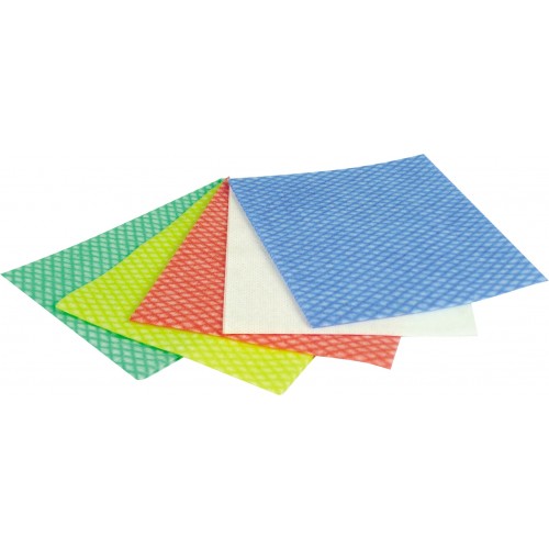 Budget Wipes - J Cloth Wiping Cloths x50 - 4 Colours