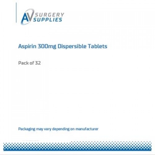 Aspirin 300mg Dispersible Tablets (X32)